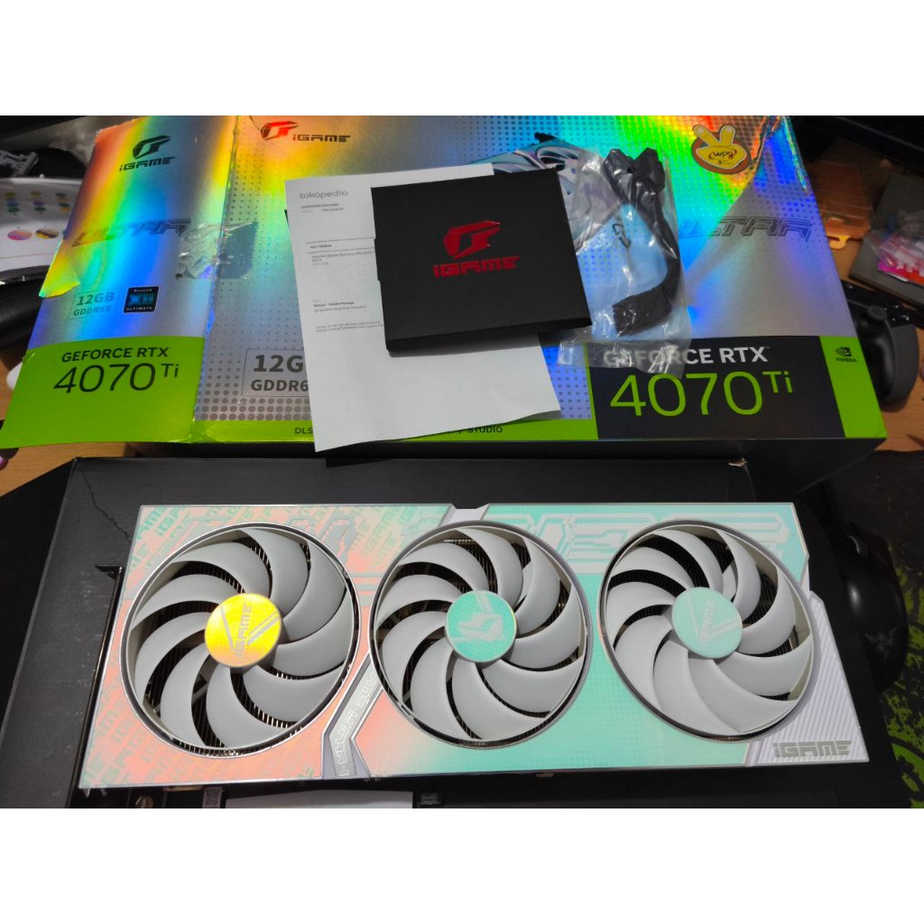 Jual VGA RTX 4070 Ti Colorful iGame GeForce Ultra W OC-V 12GB GDDR6X ...