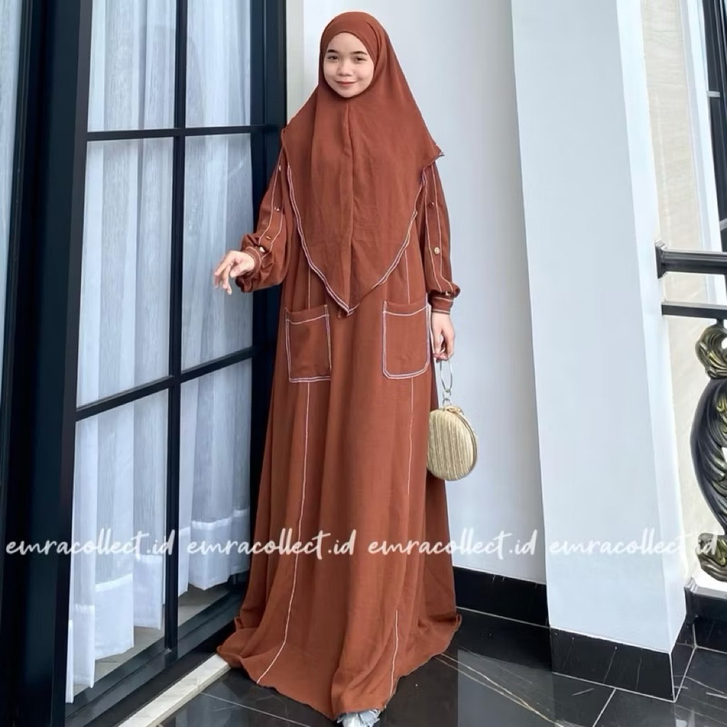 Jual ABAYA MEIDINA PREMIUM SET ABAYA UMRA GAMIS SYAR’I FREE KHIMAR ...