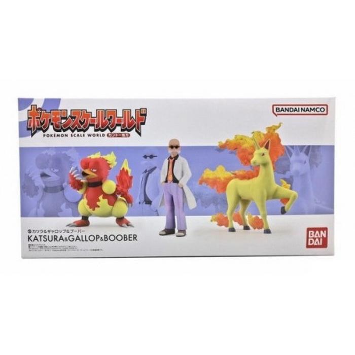 Jual Bandai Pokemon Scale World - Katsura & Gallop & Boober / Blaine ...