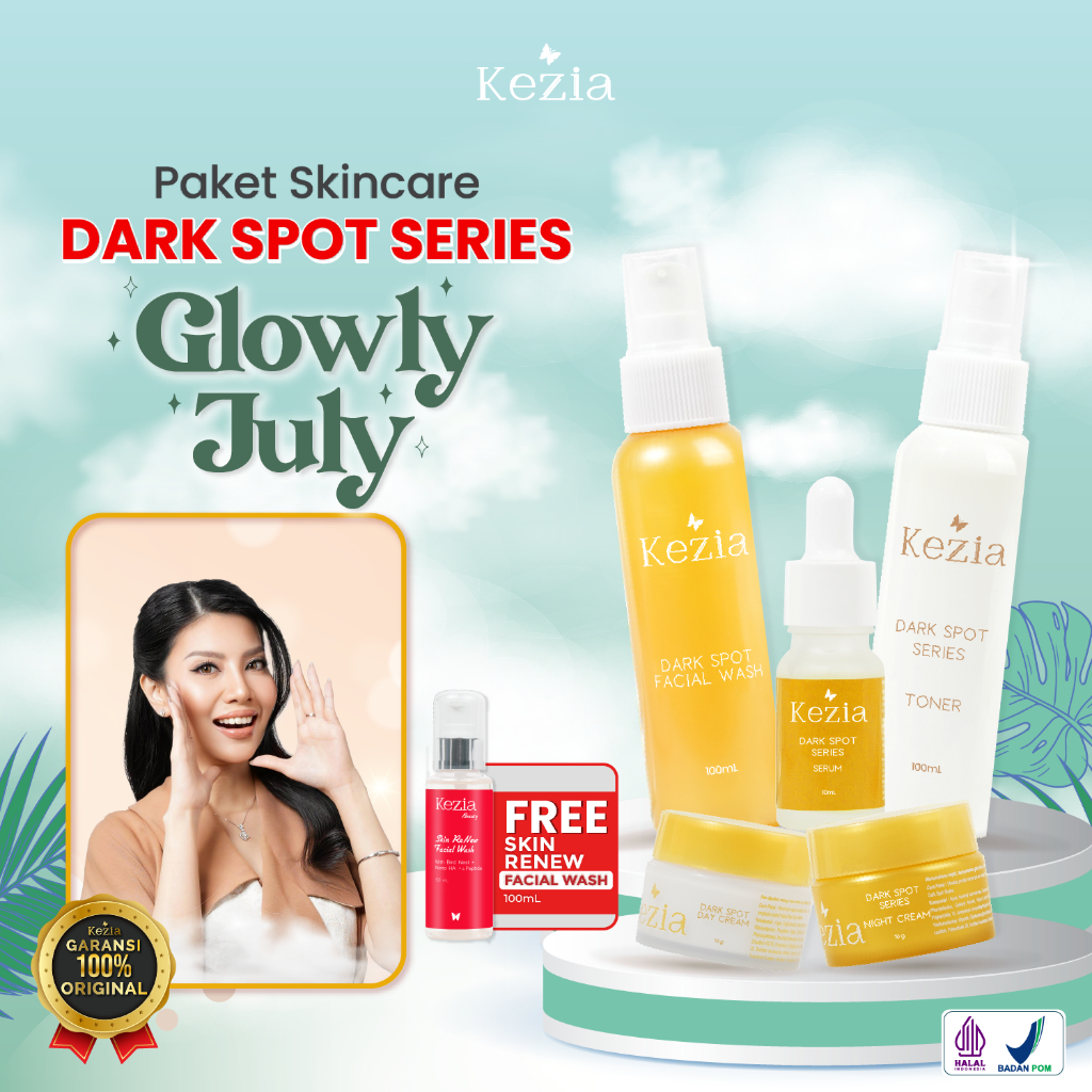 Jual KEZIA Beauty - NEW DARKSPOT PACKAGE SERIES - Paket Anti Flek Hitam(FREE 1 FACIAL WASH SKIN ...
