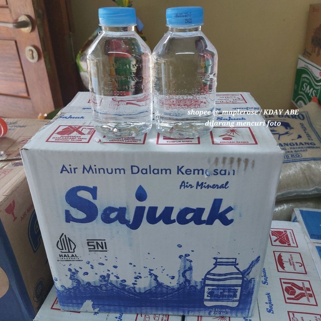 Jual Sajuak/Ashiil/Cleo/SMS/Le Minerale Air Minum Mineral Cup Gelas ...