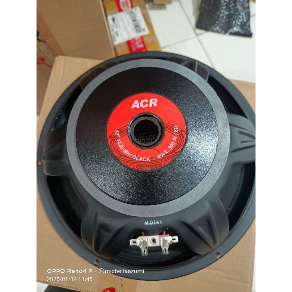Jual SPEAKER ACR BLACK 12 INC 12" 1230-MK1 BLACK 300WATT 8OHM | Shopee ...