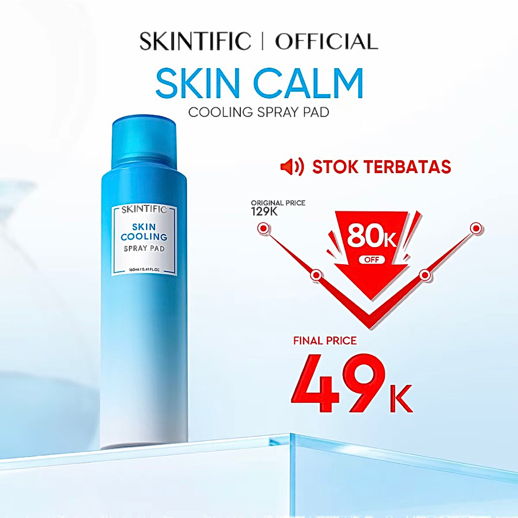 Jual SKINTIFIC - Cooling Spray Pad 160ml | Calms Acne Redness Rapid ...