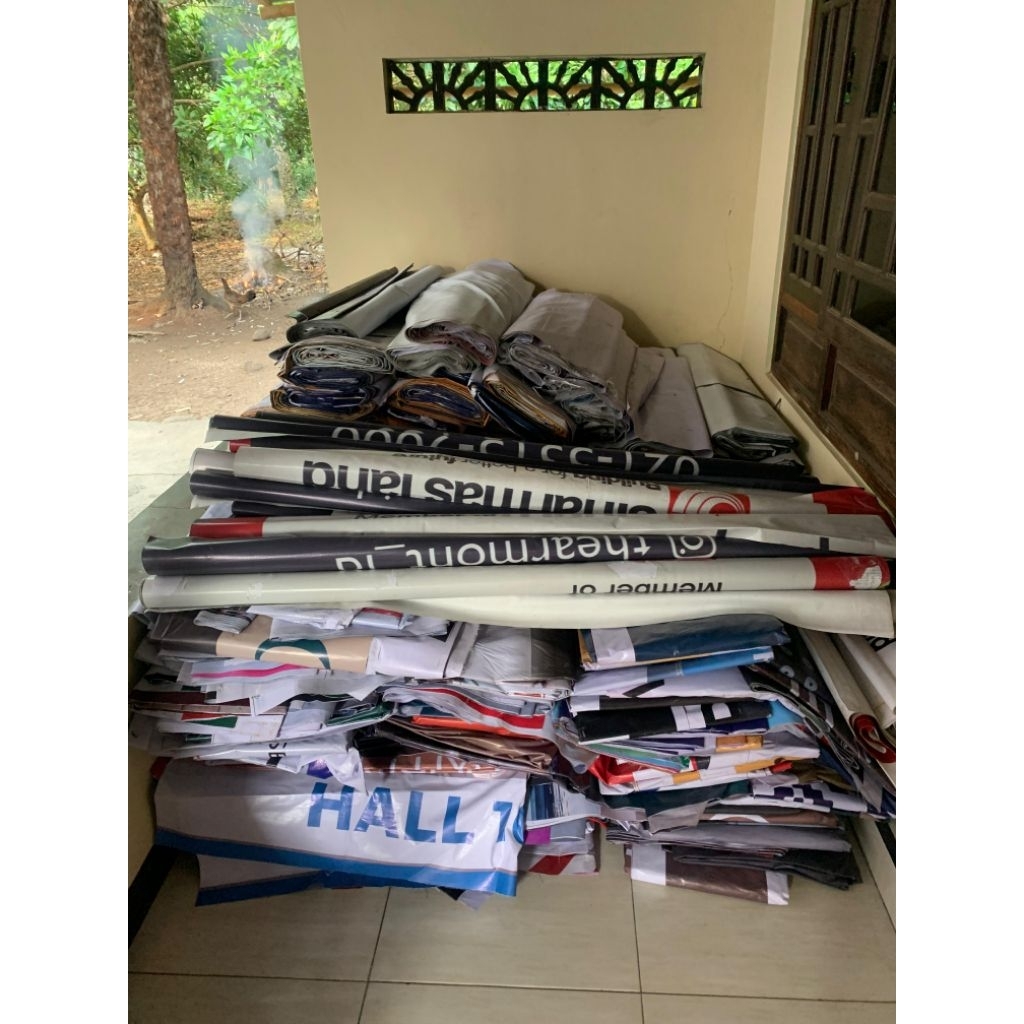Jual spanduk banner bekas ukuran 1x4 ,1x5 meter | Shopee Indonesia