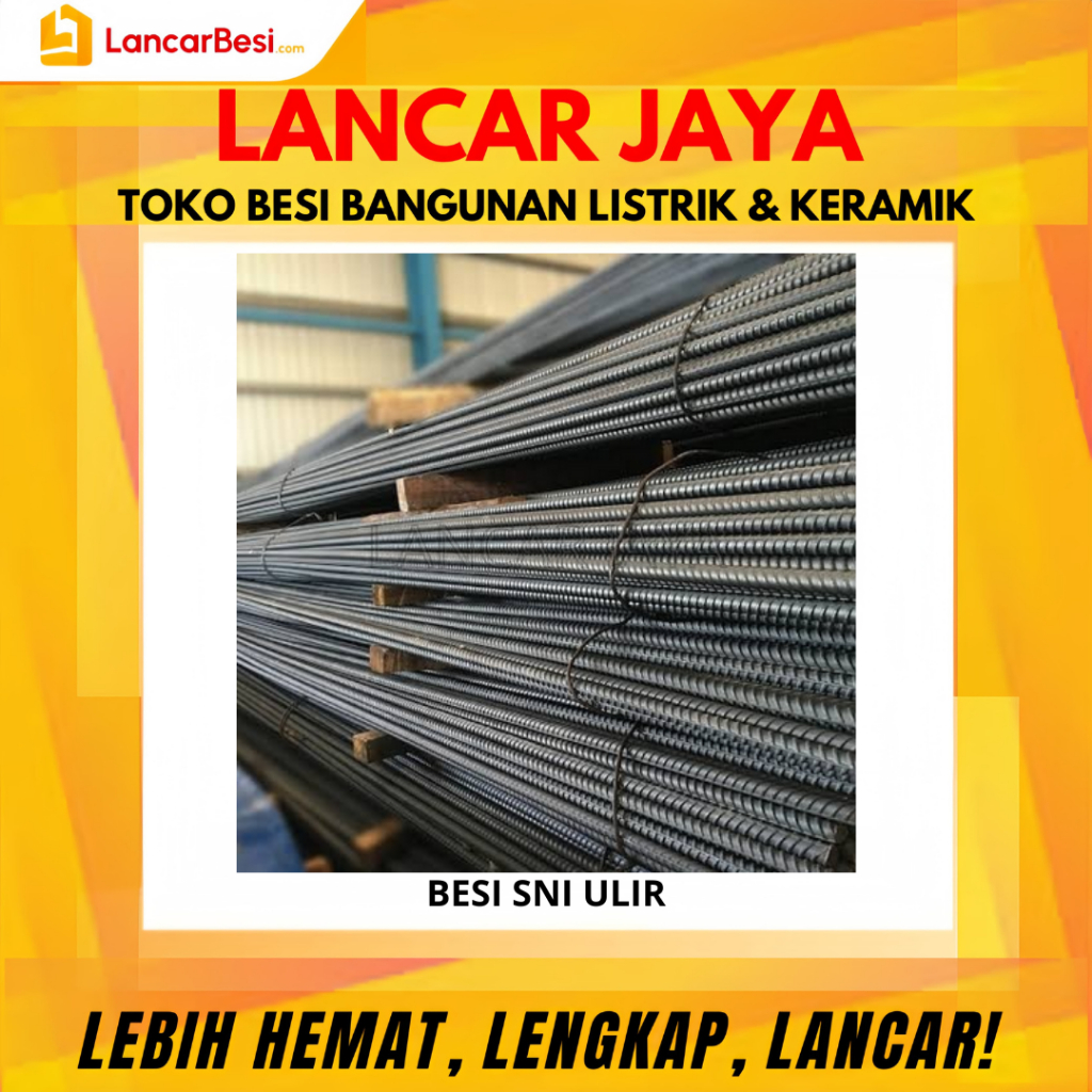 Jual Besi Ulir SNI 8 Ulir - 6,8 SGK | 10 Ulir - 9 TJ | 10 Ulir - 10 LTS ...