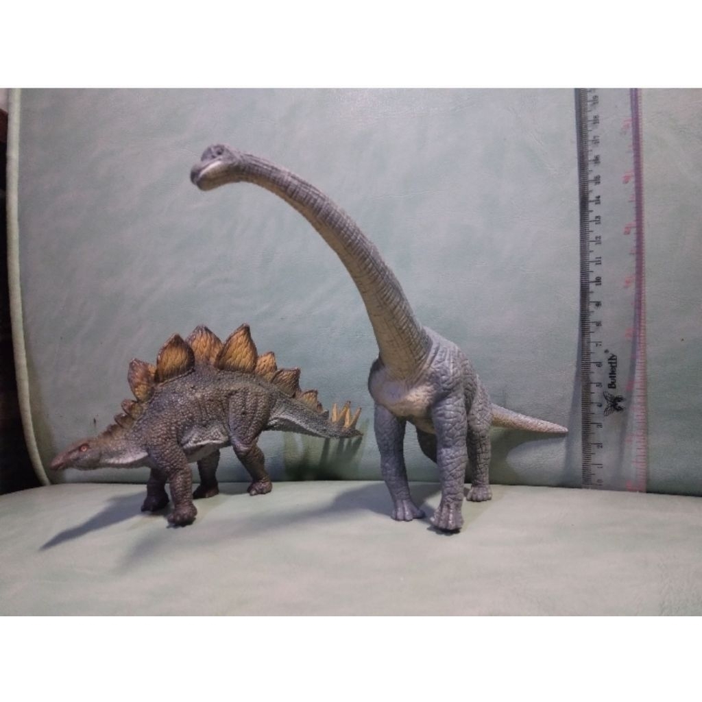 Jual Mojo Brachiosaurus & Procon Stegosaurus Jurassic Original Dino ...