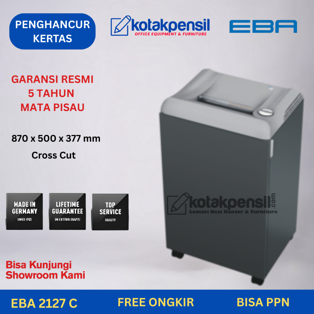 Jual Mesin Penghancur Kertas EBA 2127 C|Paper Shredder EBA 2127 C ...