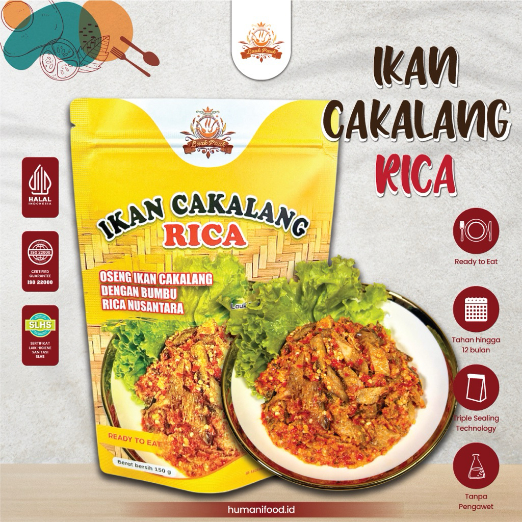 Jual Ikan Cakalang Rica | Satuan 150gr | Lauk Pauk Nusantara | Shopee Indonesia