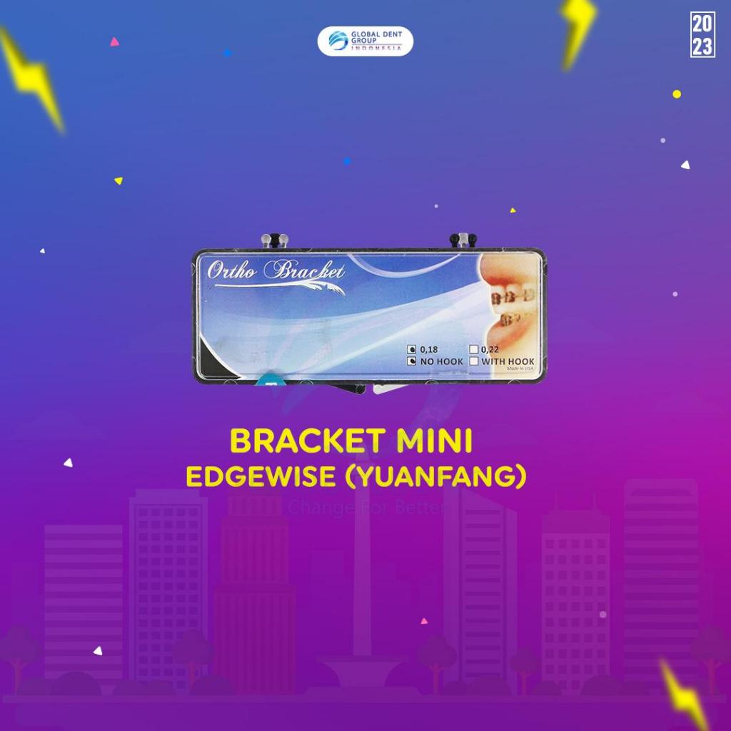Jual Bracket Mini Edgewise Yuanfang Ortodonti – 0.18 WH / 0.22 WH ...