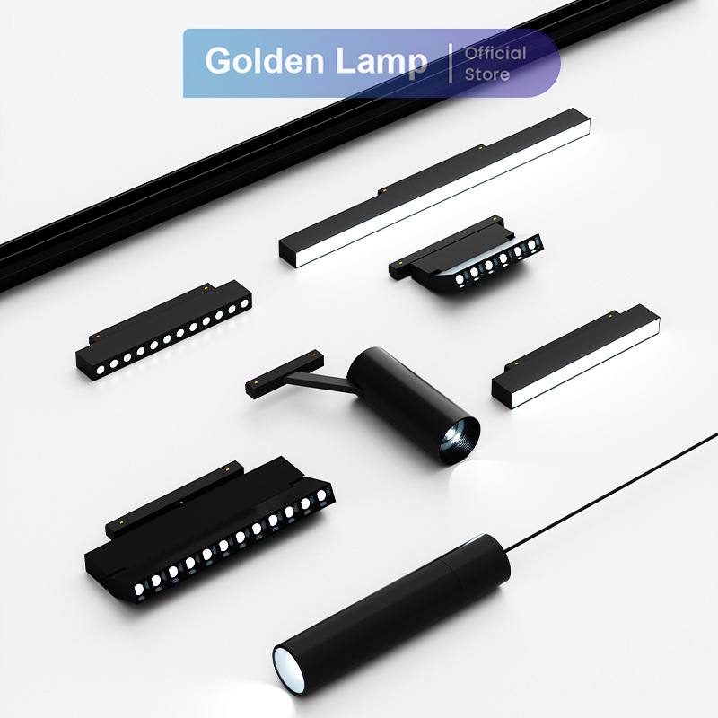 Jual Led Magnetic Track Lighting Rail 2meter 3meter Linear Spotlight ...