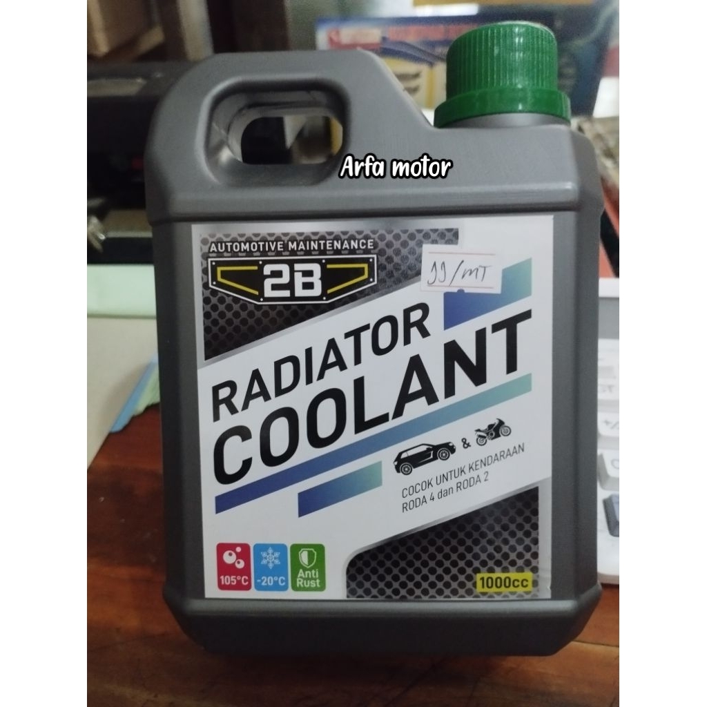 Jual Cairan Pendingin Radiator original 2B COOLANT 2B 1000cc | Shopee ...