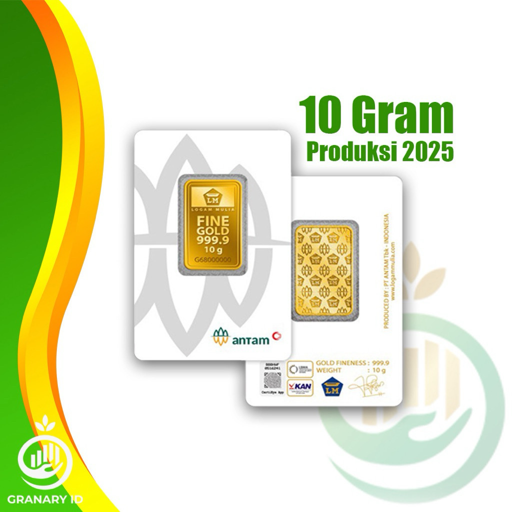 Jual LM LOGAM MULIA EMAS ANTAM 10 GRAM, LOGAM MULIA TERBARU | Shopee ...