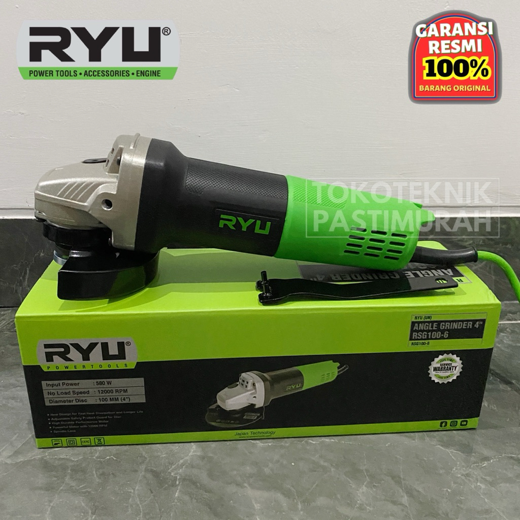 Jual Mesin Gerinda Grenda Ryu 4in RSG100-6 RSG 100 6 Handlsep Tekiro ...