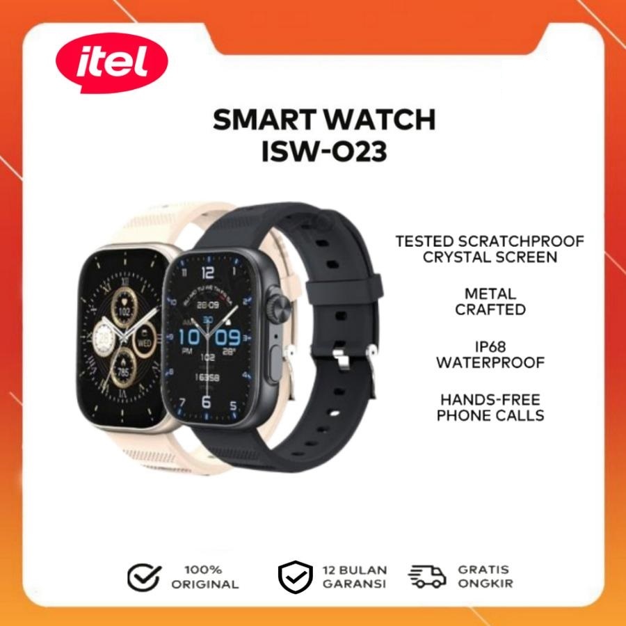 Jual itel SmartWatch ISW-O23 3 Active | Tahan Air IP68 100 Mode ...