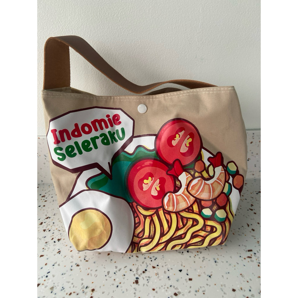 Jual tas tote bag indomie milk life tas PRJ Jakarta Fair tas tangan tas ...