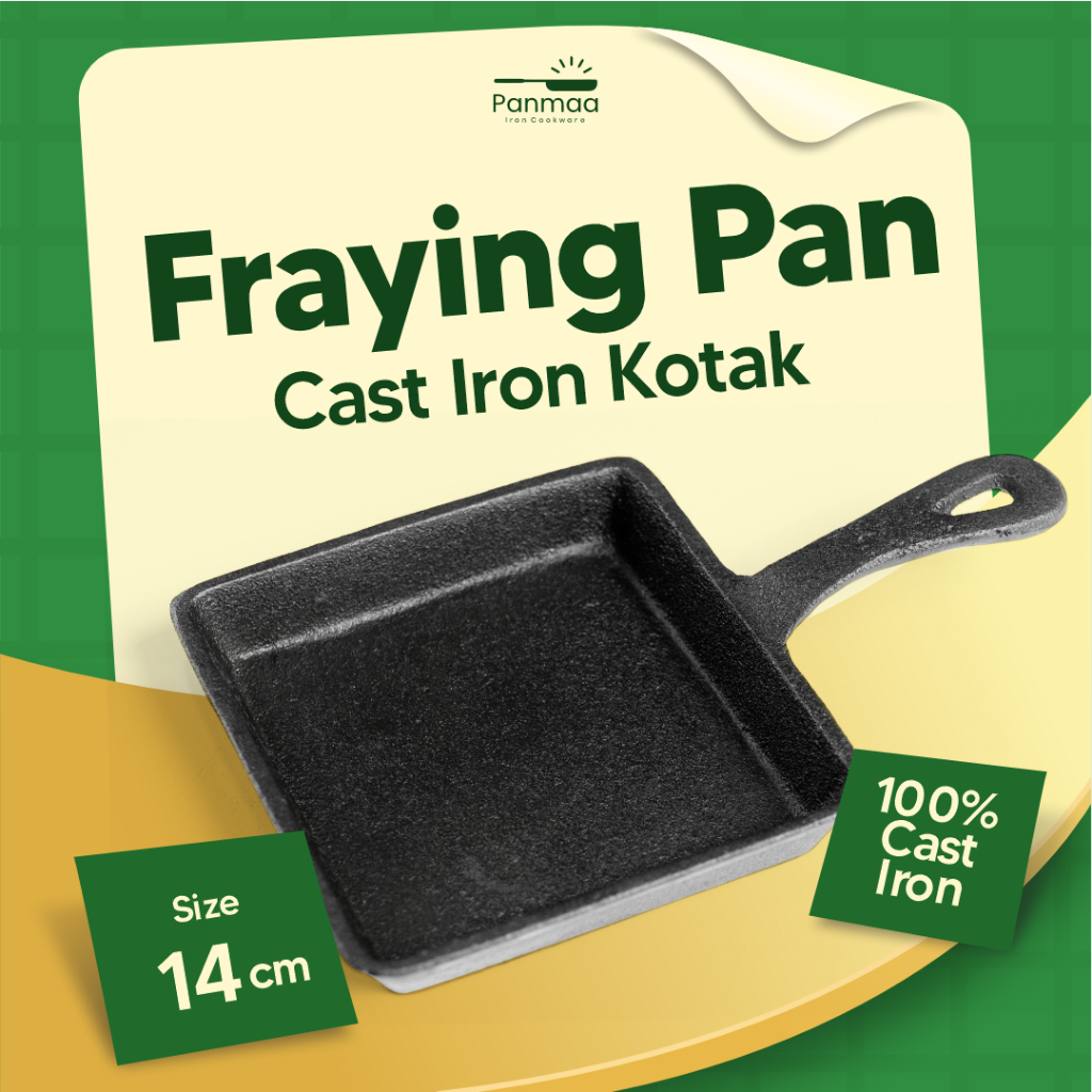 Jual Pan Kotak 14cm Cast Iron / Japanese Premium Toast / Sandwich ...