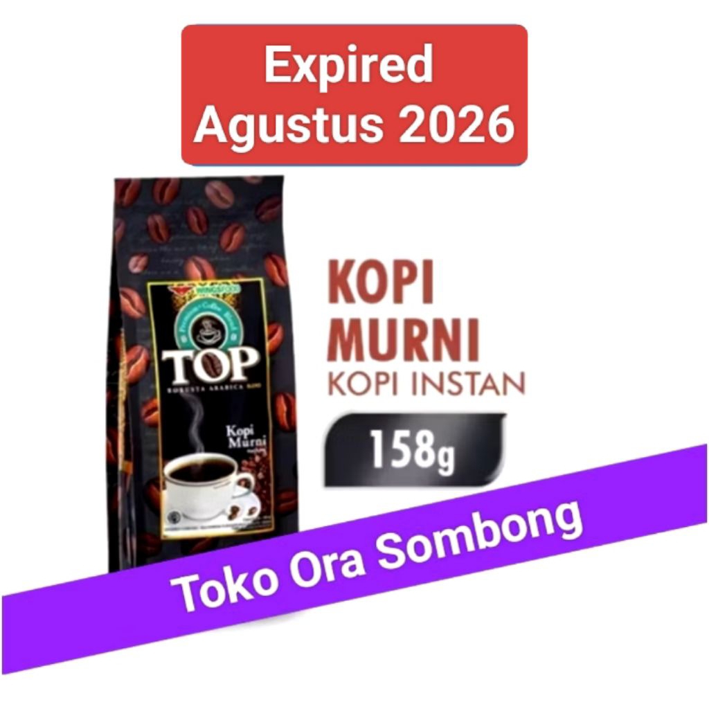 Jual TOP MURNI 158g tanpa gelas (exp agust 2026) | Shopee Indonesia