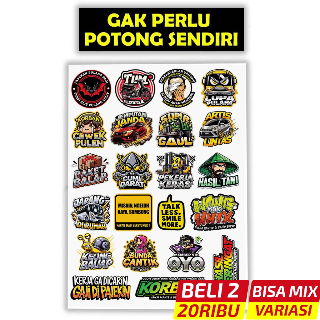 Jual Stiker Motor, Sticker Motor, Stiker Motor Keren, Stiker Racing ...