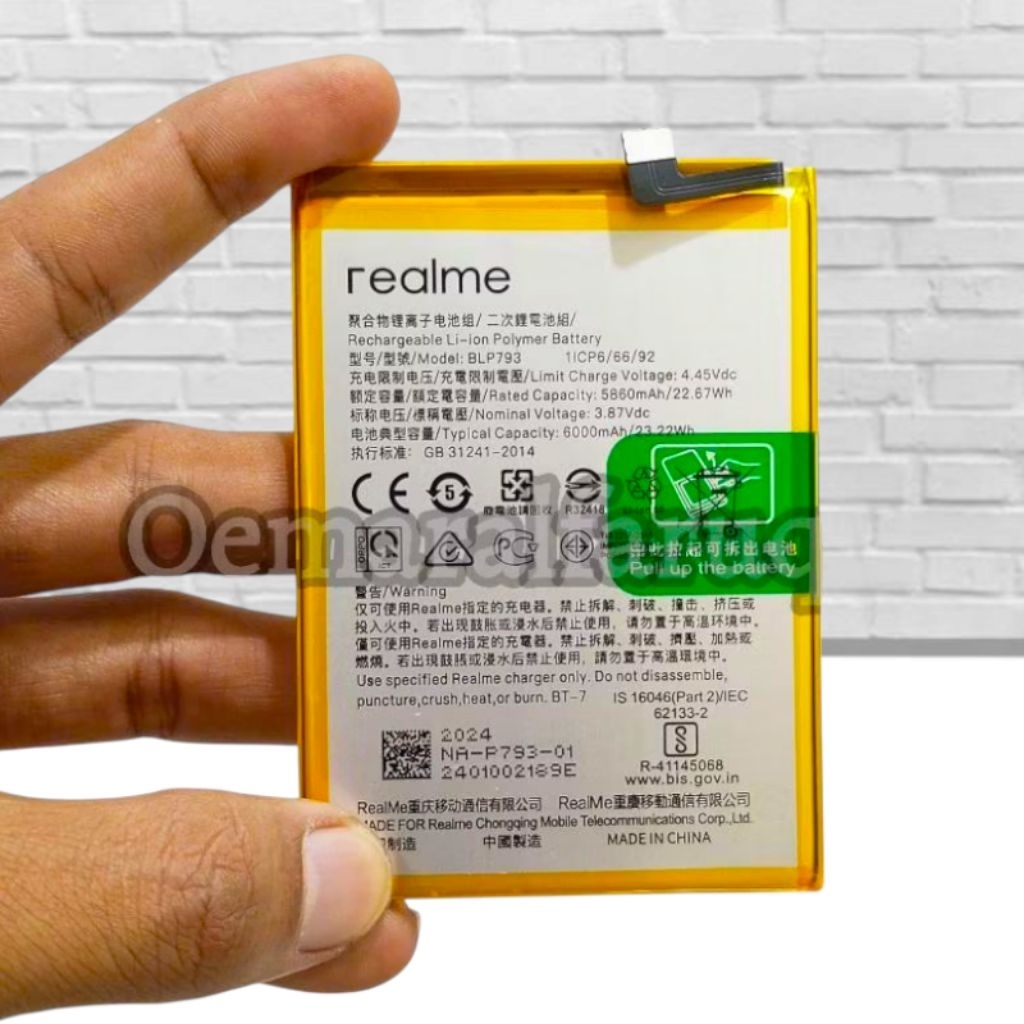 Jual Baterai Realme C12 C15 C25 C25S Narzo 20 - Batre HP Original ...