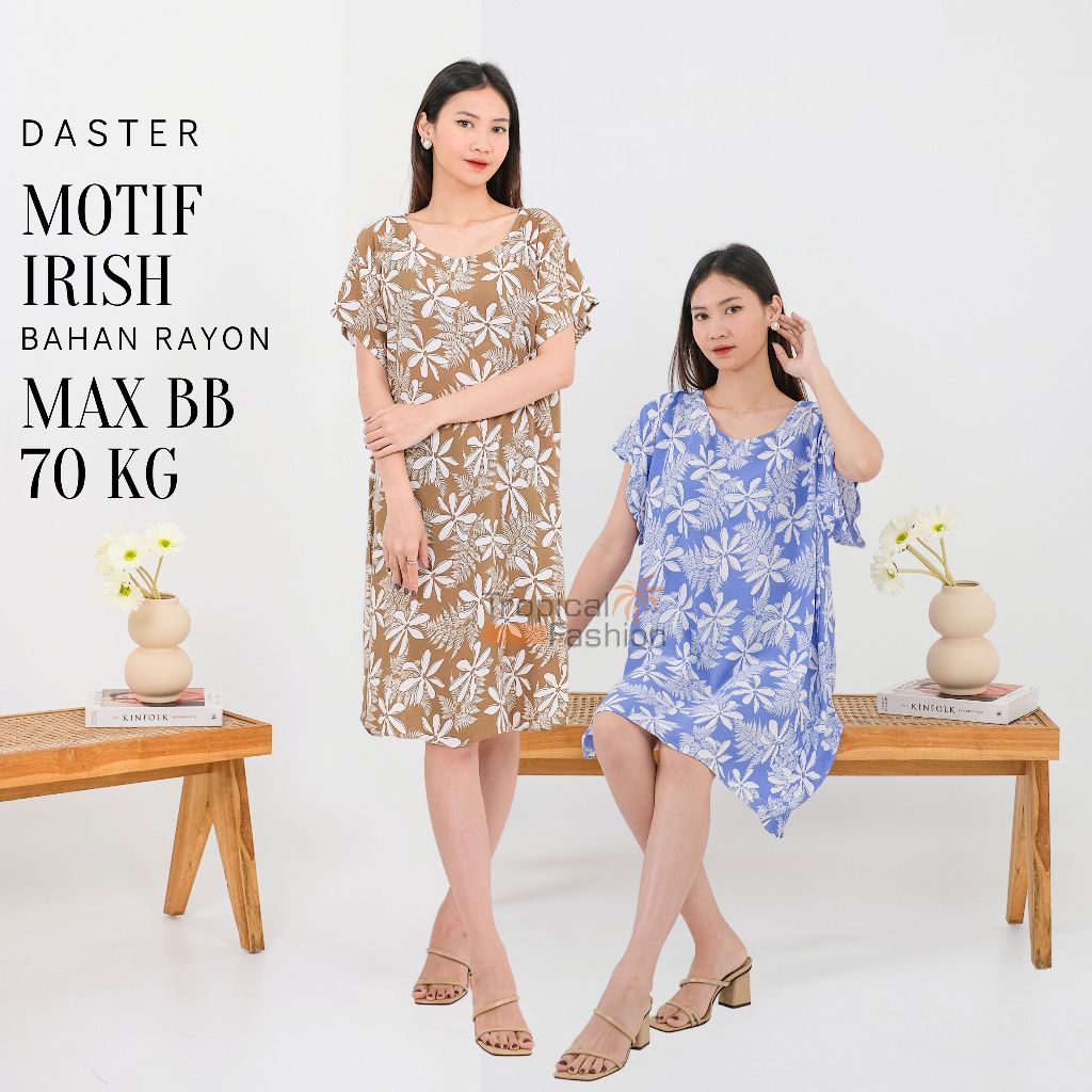 Jual Daster Wanita Bali Motif Leopard dan Irish Bahan Rayon Premium ...