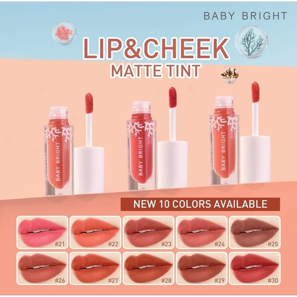 Jual BABY BRIGHT LIP&CHEEK MATTE TINT THAILAND | Shopee Indonesia