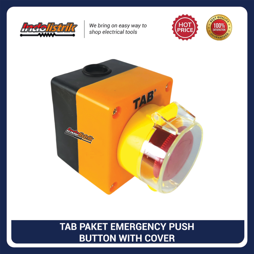 Jual Emergency Push Button Set Box With Cover / Panic Button / Tombol ...