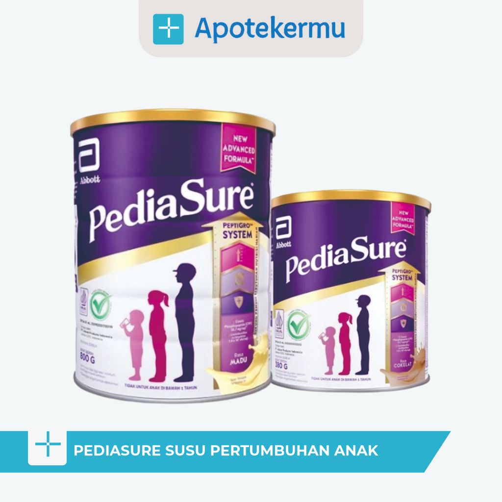 Jual PEDIASURE SUSU PERTUMBUHAN ANAK 1–10 TAHUN | VANILA COKELAT MADU ...