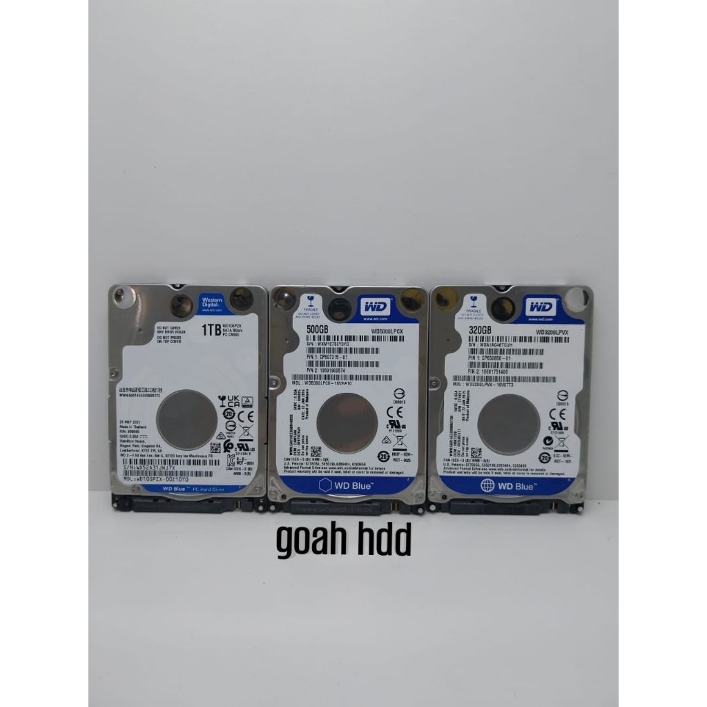 Jual Hardisk Laptop 1TB/500GB/320GB Sata 2.5 HDD For Notebook Ps Laptop ...