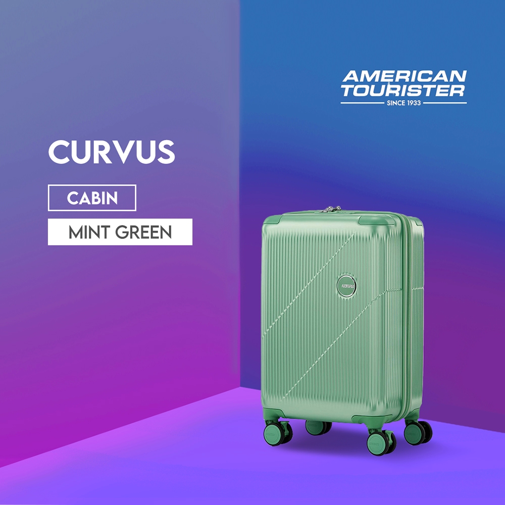 Jual American Tourister Koper Hardcase Curvus Cabin 20 Inch TSA - Mint ...