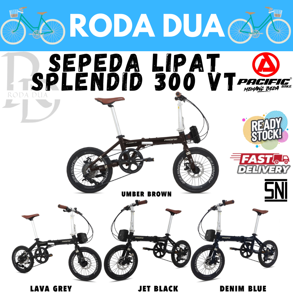 Jual SEPEDA LIPAT UKURAN 16 TIPE SPLENDID 300 VT UKURAN 16 | Shopee ...