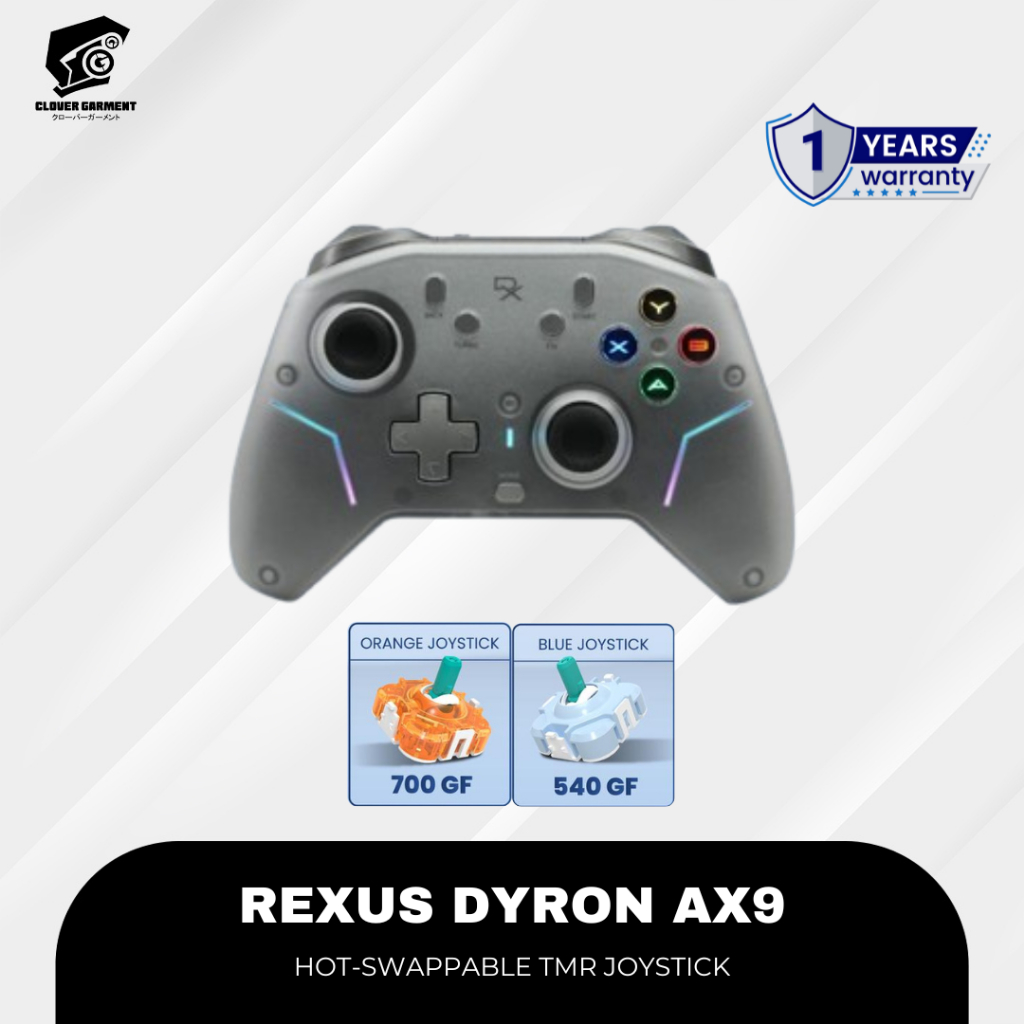 Jual Rexus Daxa Dyron AX9 AX-9 Wireless Gamepad Bluetooth Controller ...