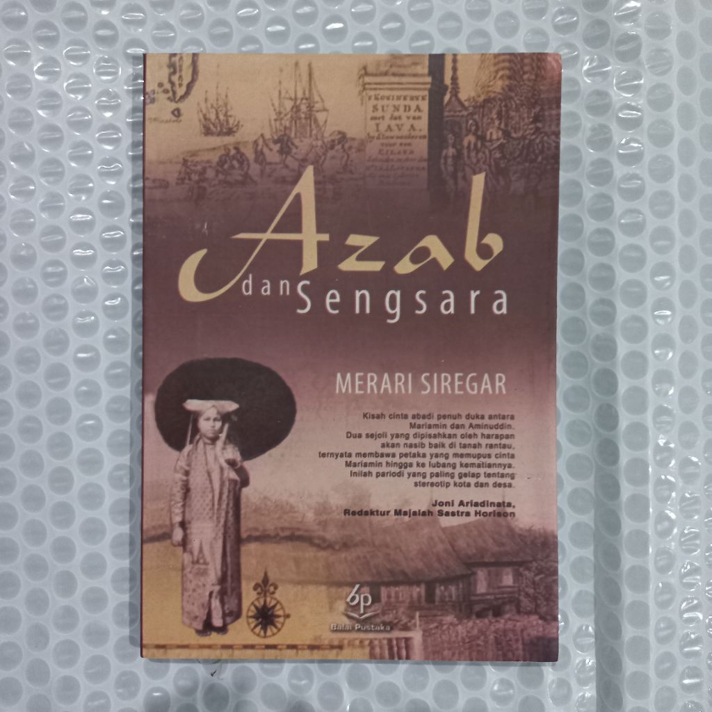 Jual BUKU NOVEL SASTRA AZAB DAN SENGSARA MERARI SIREGAR | Shopee Indonesia