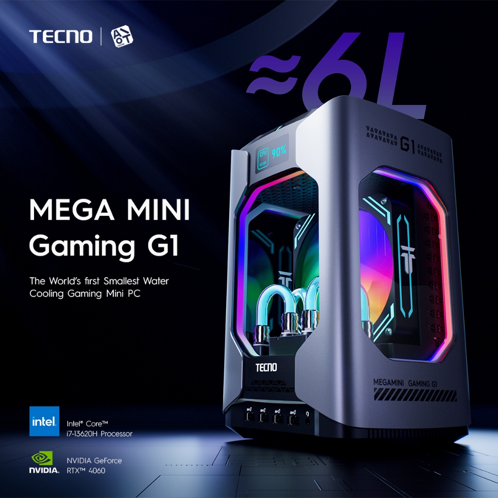 Jual TECNO MEGA MINI Gaming G1 i7 - 13620H | Shopee Indonesia