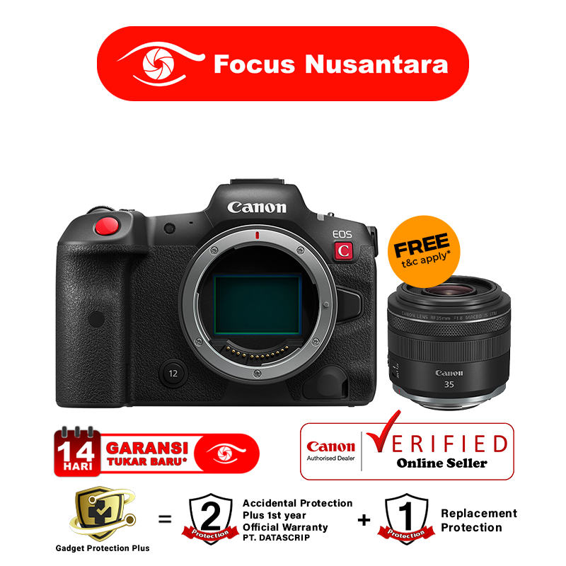 Jual Canon EOS R5 C Canon EOS R5C Body Only GARANSI RESMI | Shopee ...