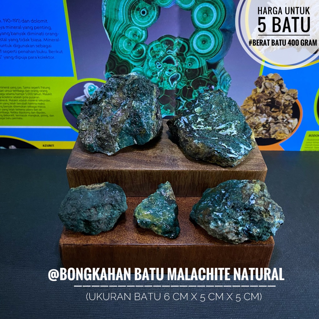 Jual Bongkahan Batu Malachite Natural L7 atau Batu Kristal Malacite ...