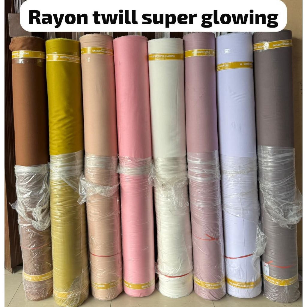 Jual KAIN KATUN RAYON TWILL POLOS PREMIUM TERMURAH DI SHOPEE (LEBAR ...