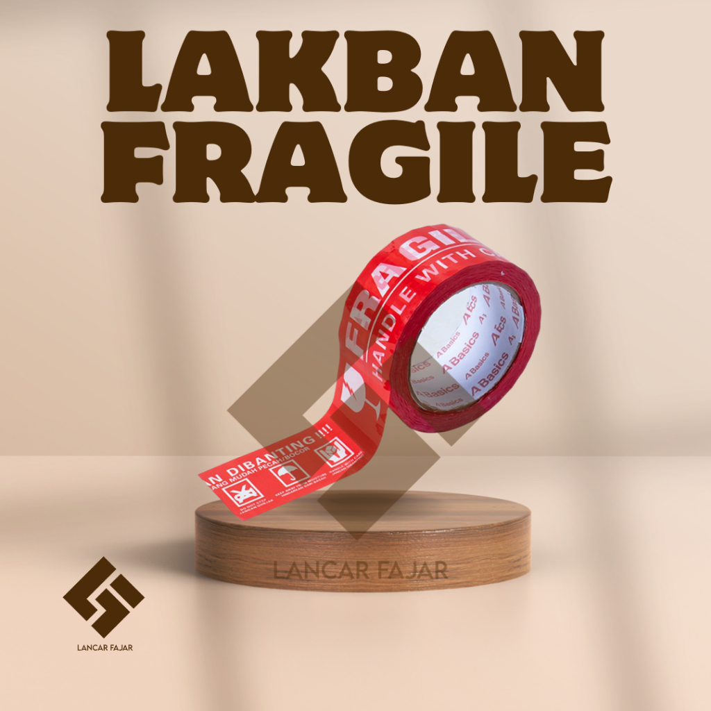 Jual LAKBAN FRAGILE / LAKBAN ANTI BANTING / JANGAN DIBANTING / MUDAH ...