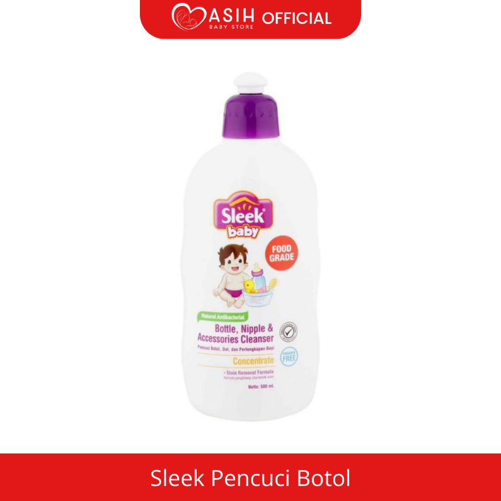 Jual Sleek Baby Botol Cleanser 150ml 500ml - Sabun Cuci Pencuci Botol ...