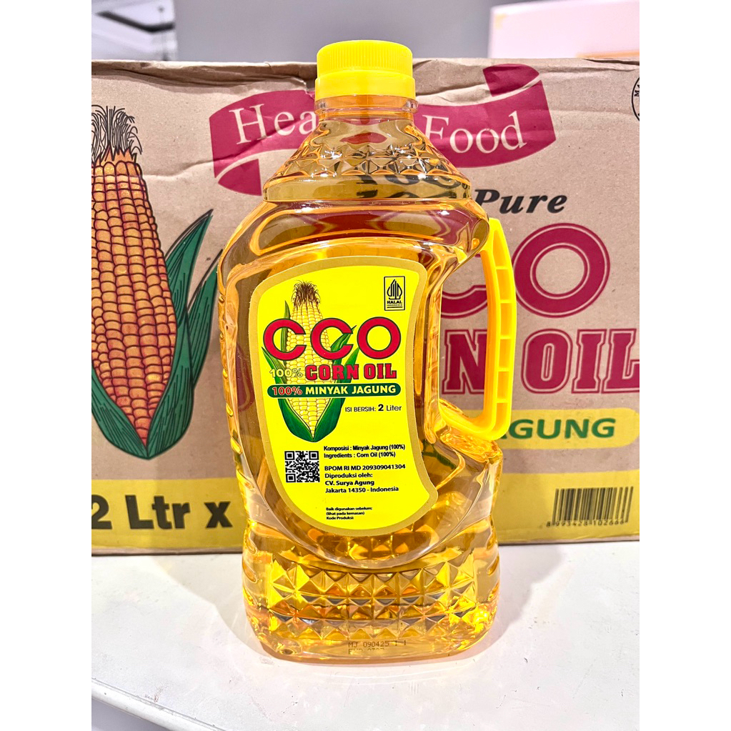 Jual CCO Pure Corn Oil Minyak Jagung 2 Liter Ecer dan Grosir | Shopee ...