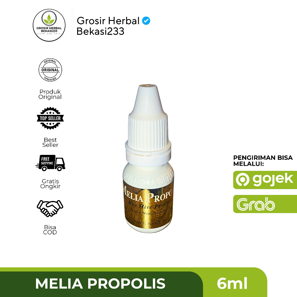 Jual Propolis Melia 6ml ORIGINAL | Shopee Indonesia