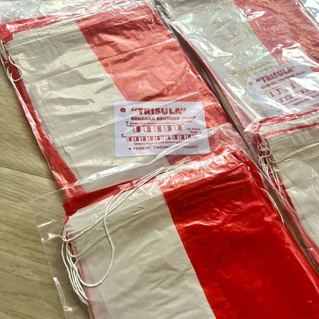 Jual Bendera Merah Putih / Bendera Plastik / Bendera Merah Putih ...
