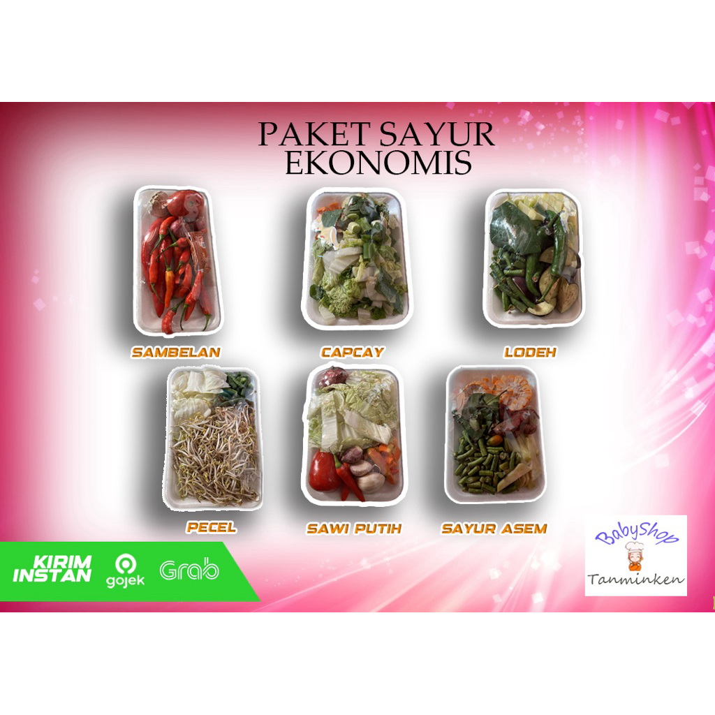 Jual Paket Sayur Segar Ekonomis KIRIM INSTAN | Shopee Indonesia