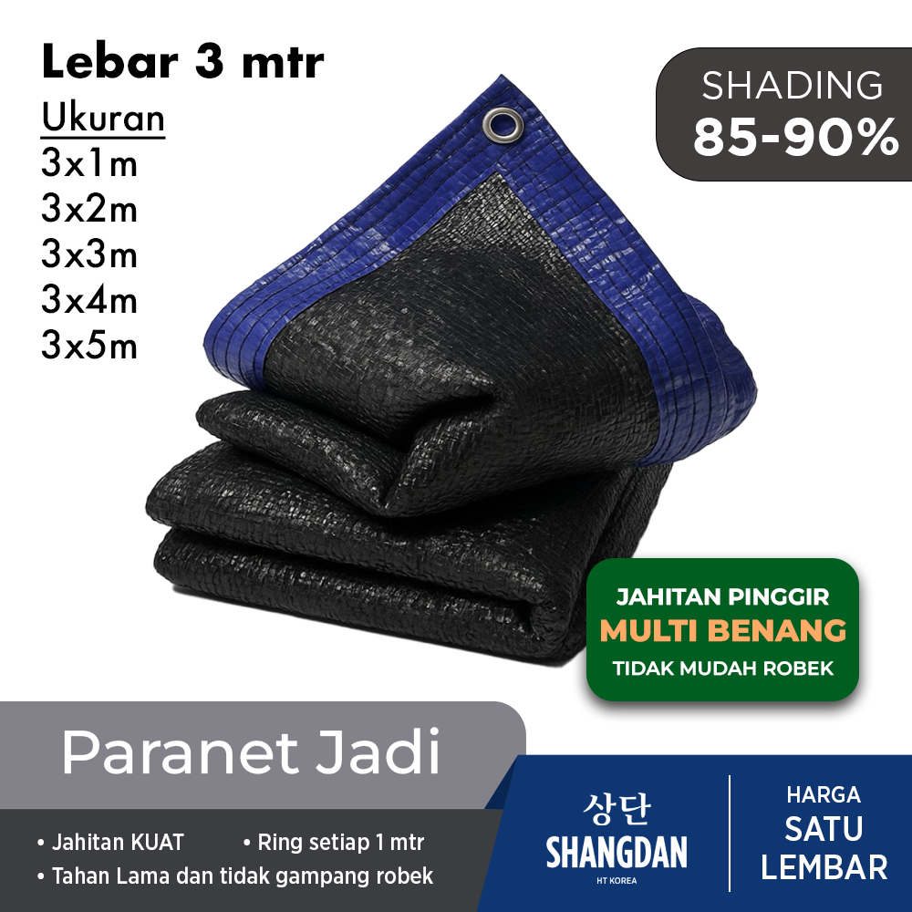 Jual Jaring Paranet Anti UV 90% Grade A LEBAR 3 METER Merk Shangdan ...