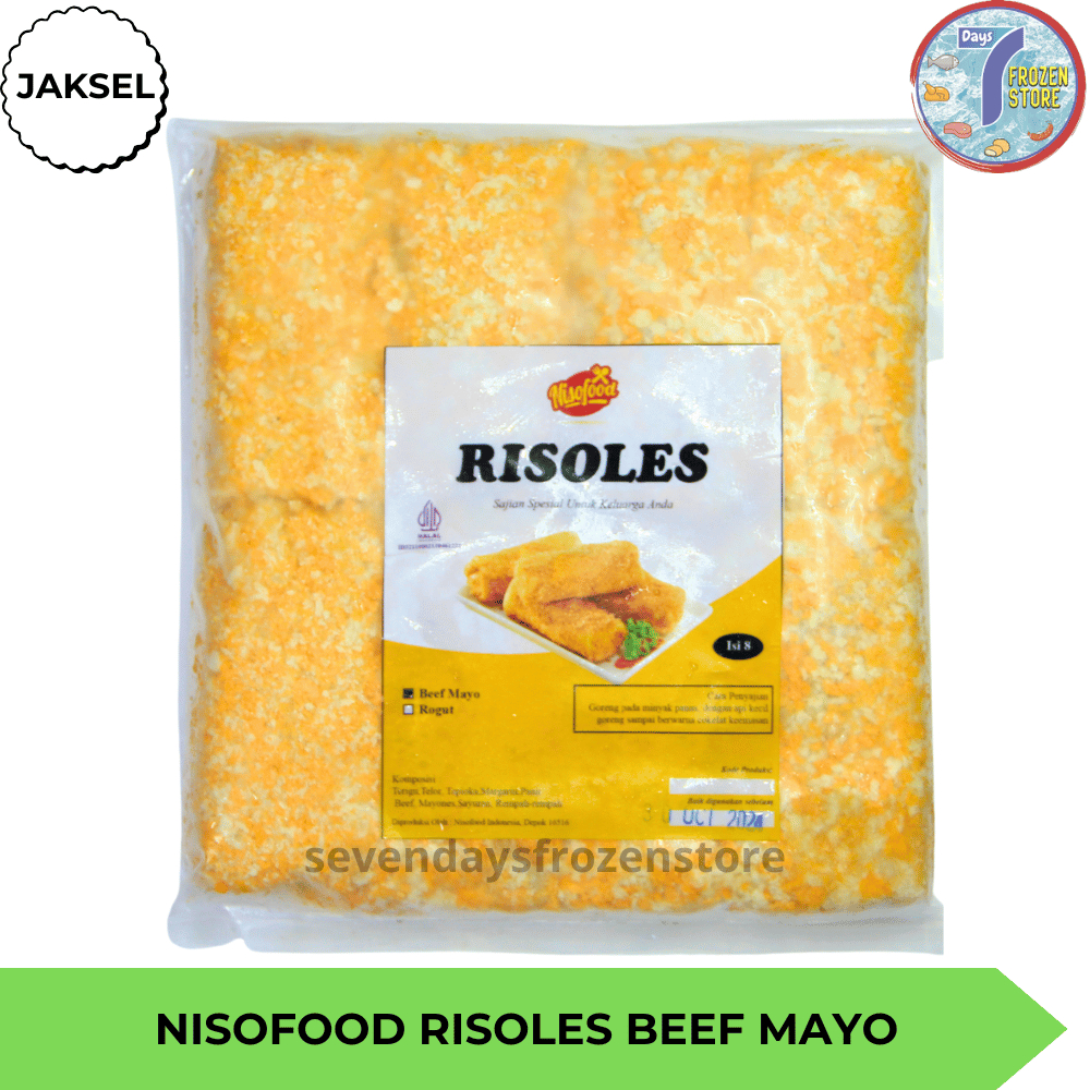 Jual Nisofood Risoles Risol Isi Beef Mayo Beku Frozen | Shopee Indonesia