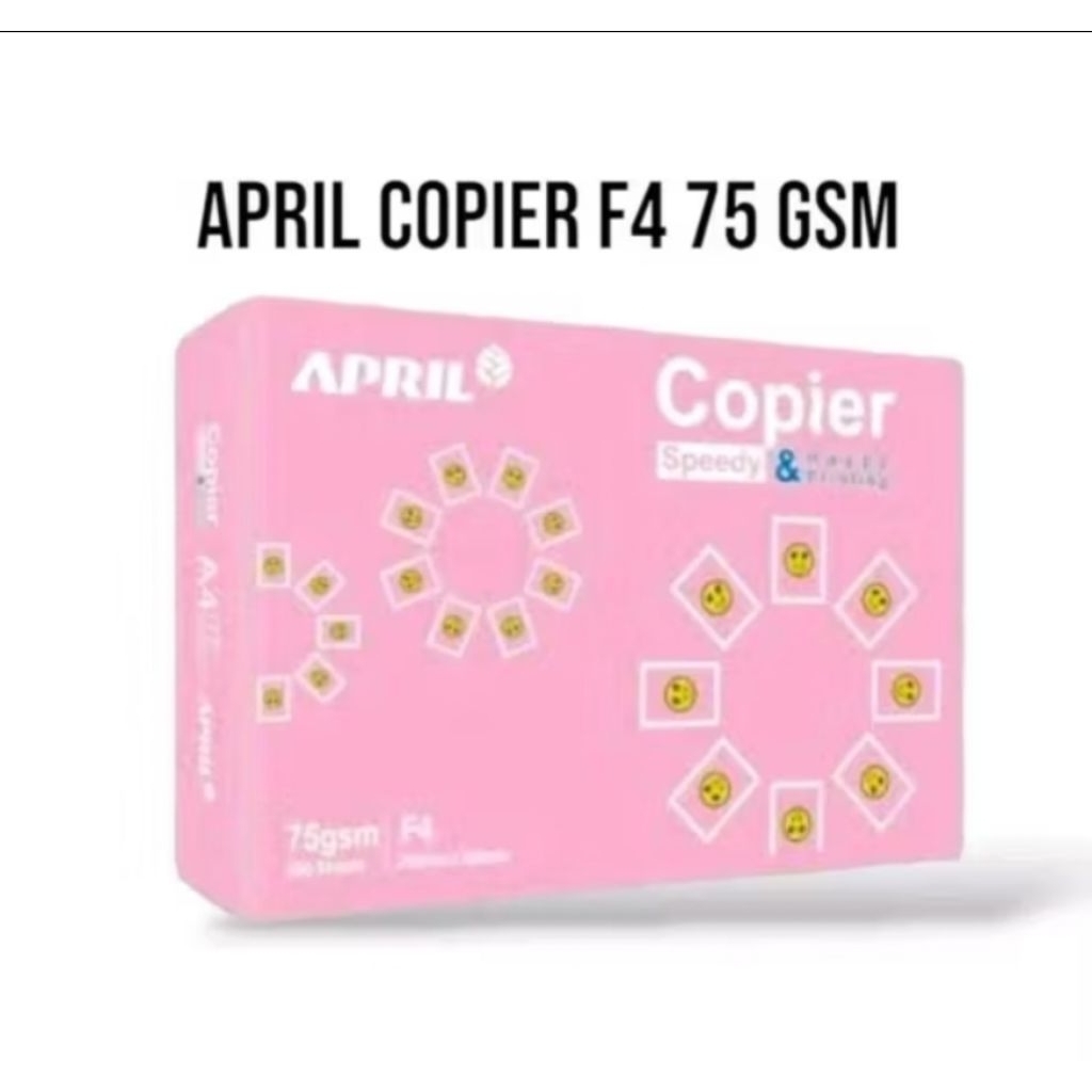 Jual kertas HVS F4 1 RIM 75 GSM APRIL 1 rim isi 500 lembar khusus ...