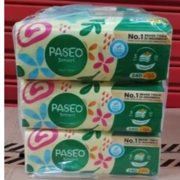 Jual ( 1 SLOP isi 6 pcs ) Tissue PASEO go SMART 390 ply | Shopee Indonesia