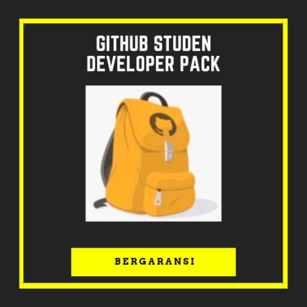 Jual Github Student Developer Pack Fresh bergaransi | Shopee Indonesia
