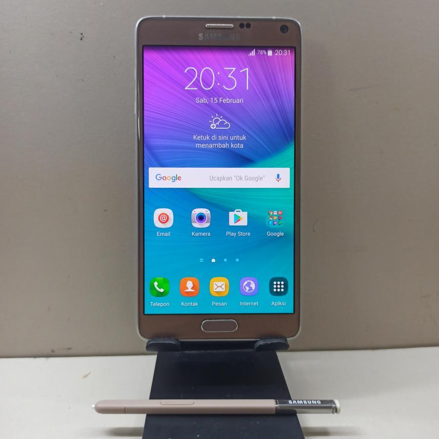 Jual SAMSUNG NOTE 4 4/64GB HANDPHONE SECOND BEKAS UNIT ONLY | Shopee ...