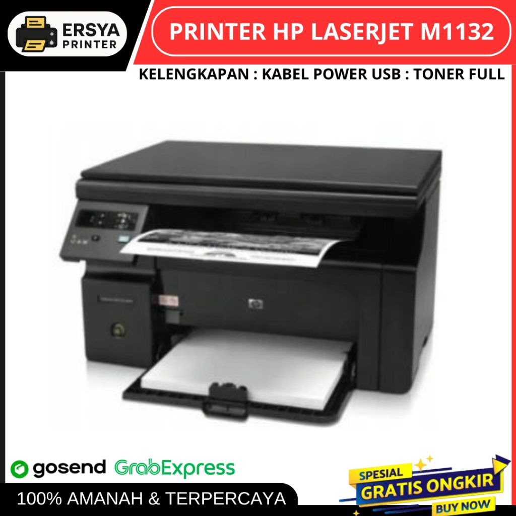 Jual Printer HP LaserJet Pro MFP M1132 Print Scan Copy Cocok Kantor ...