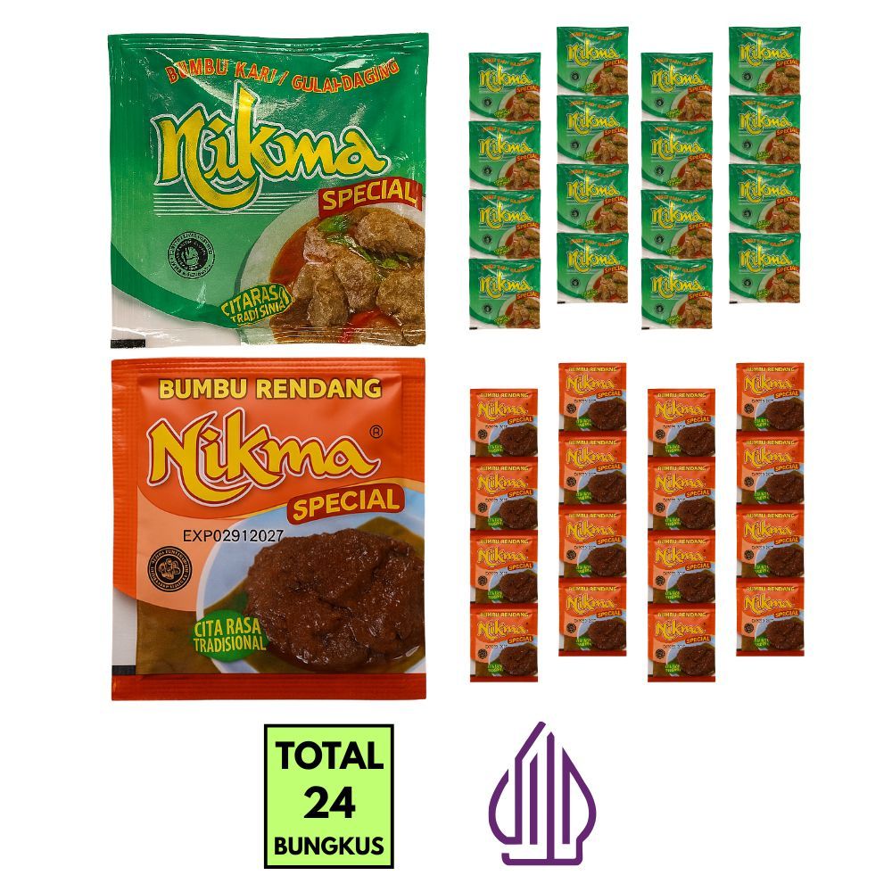 Jual Bumbu Rendang Gulai Padang 24 Sachet Asli Sejak 1943 Legendaris ...
